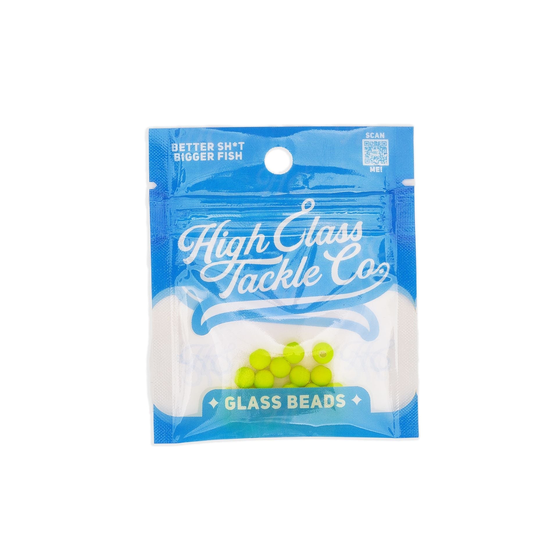 Chartreuse Glass Beads 6mm (20pack) – Bobber Down Bait Company