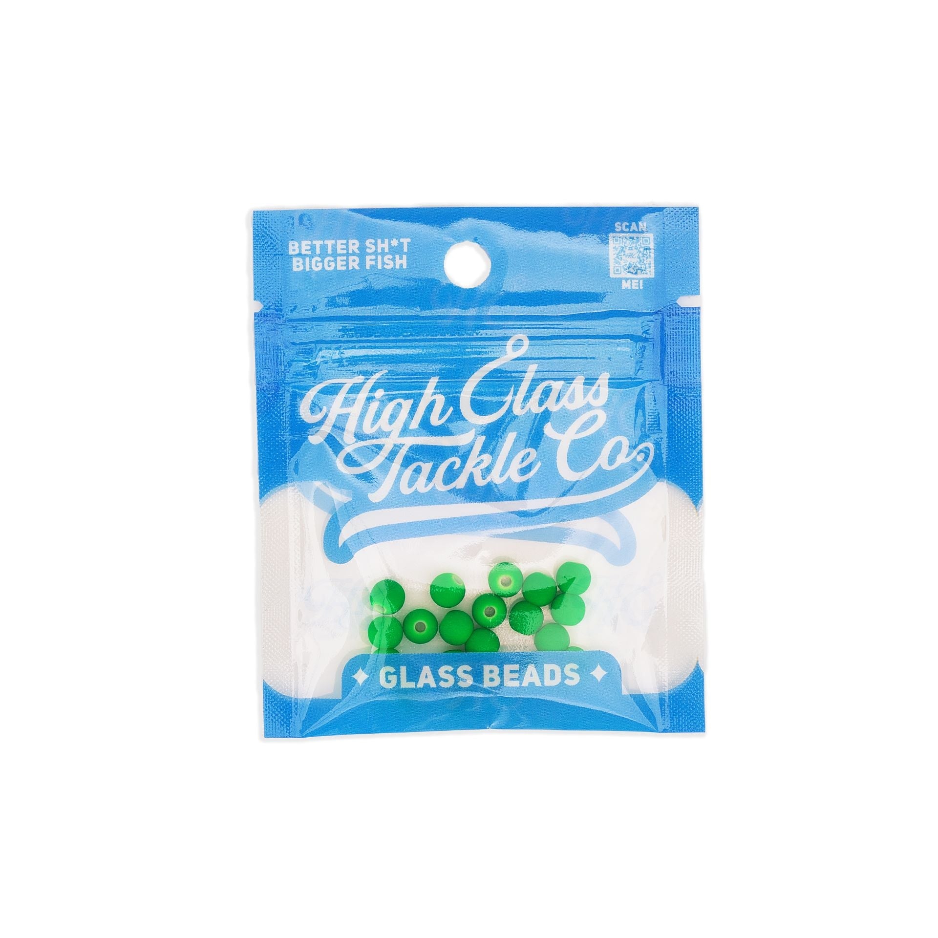 Green Glass Beads 6mm (20pack) – Bobber Down Bait Company