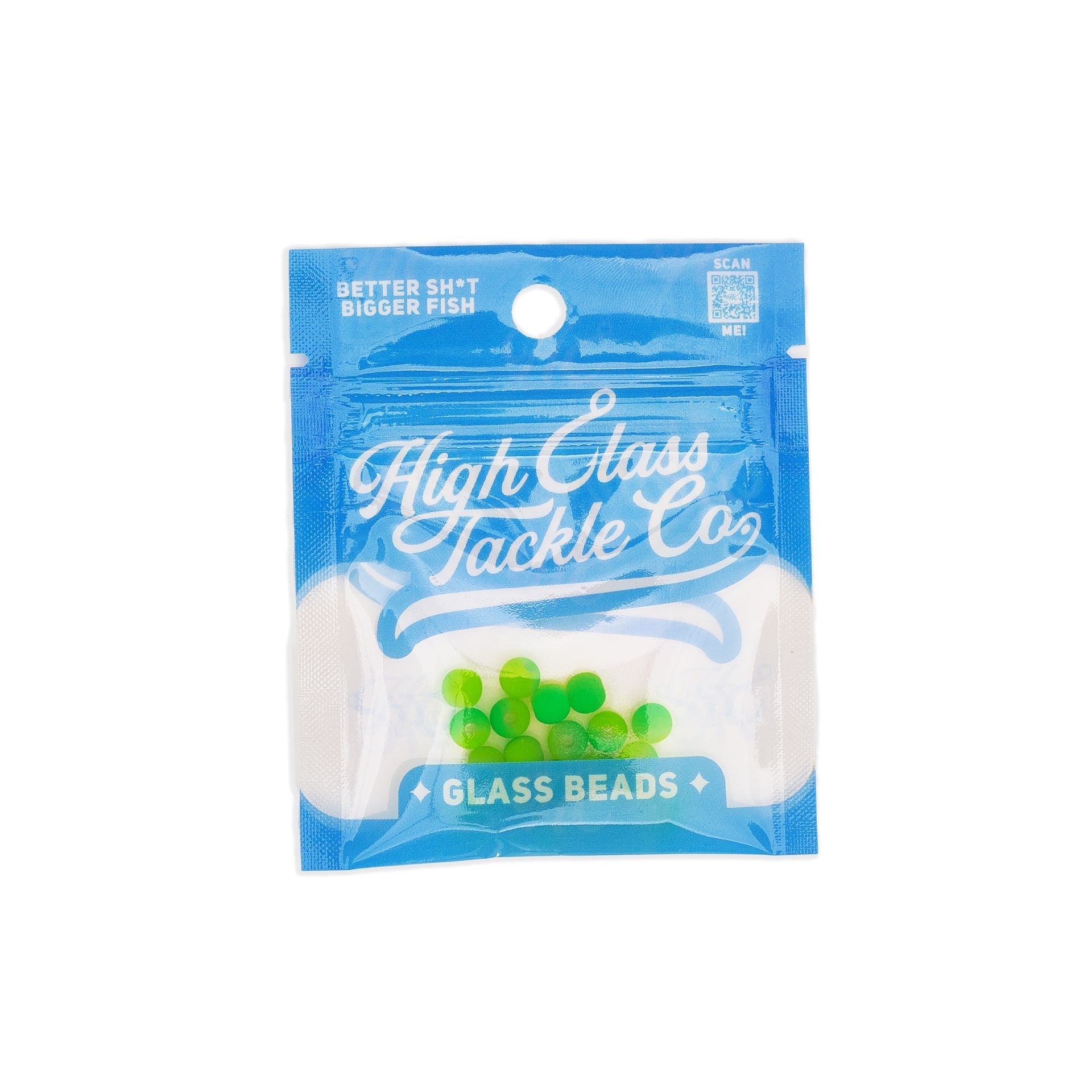 Green/Yellow Glass Beads 6mm (20pack) – Bobber Down Bait Company